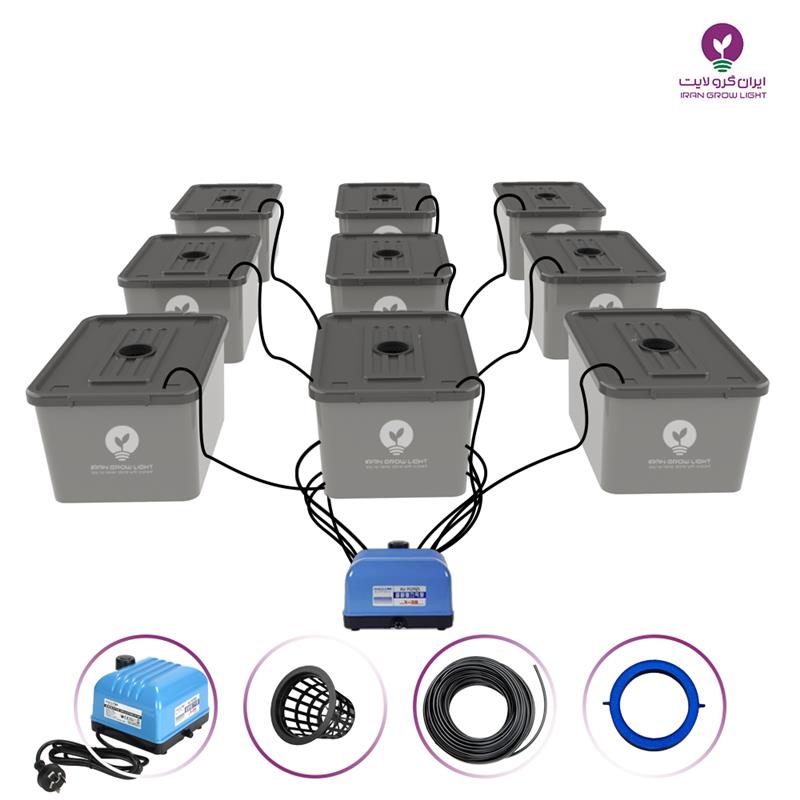 پکیج DWC هیدروپونیک 9 XL